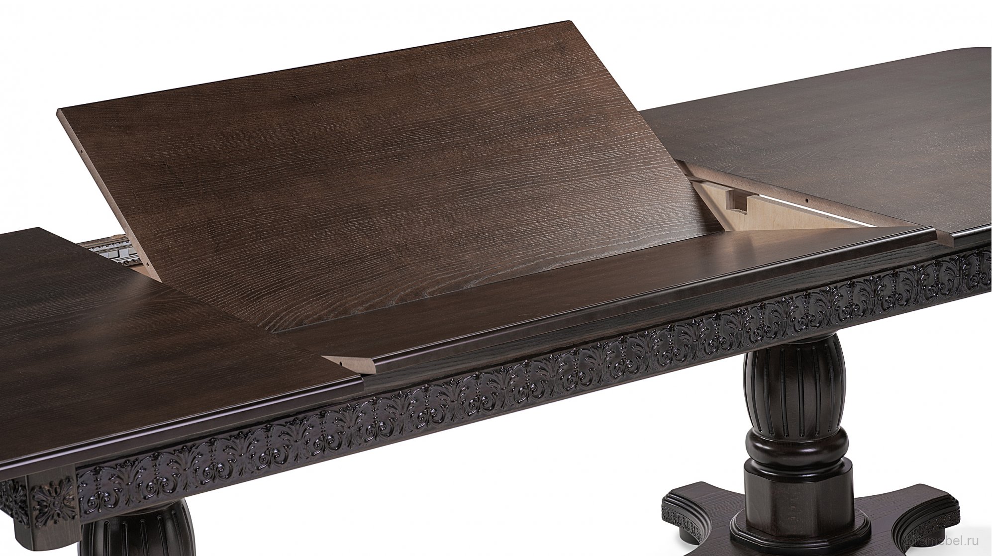 Стол Морнит 220(320)х110 орех темный / орех — купить в Москве по цене ...